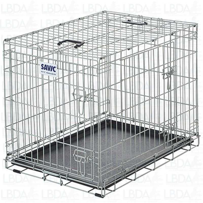 SAVIC Cage pliable Dog Residence 107 cm - Finition martelée
